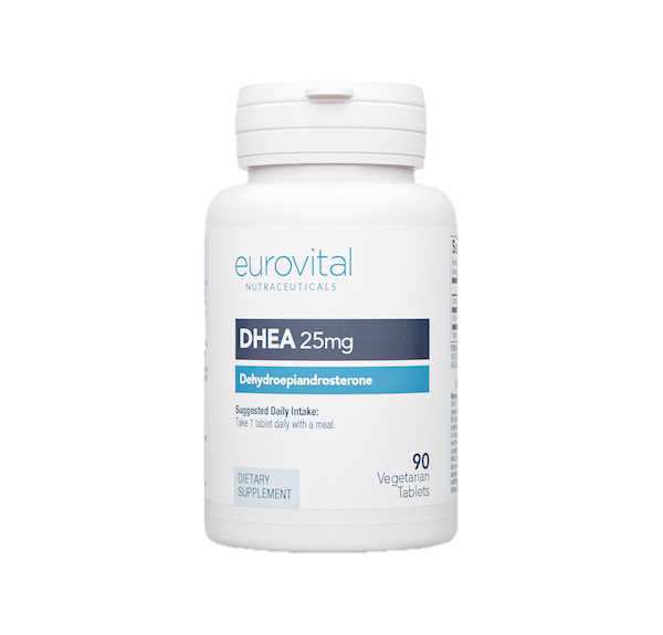DHEA - 25 mg - 90 tabletter - EuroVital – MT Health GmbH