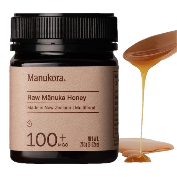 Manuka Raw Honning, MGO 100+ Honey - 250 g - Manukora – MT Health GmbH