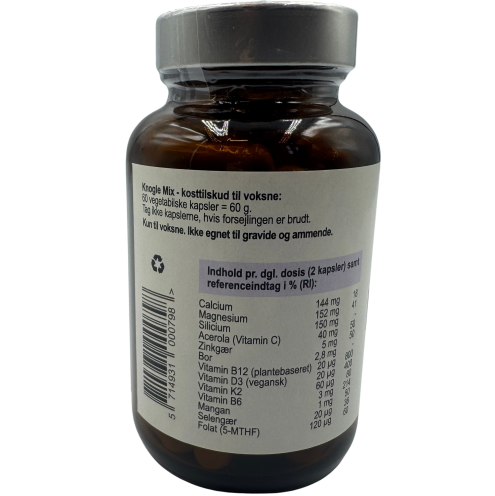 Knogle Mix - 60 kapsler - Nature Team – MT Health GmbH